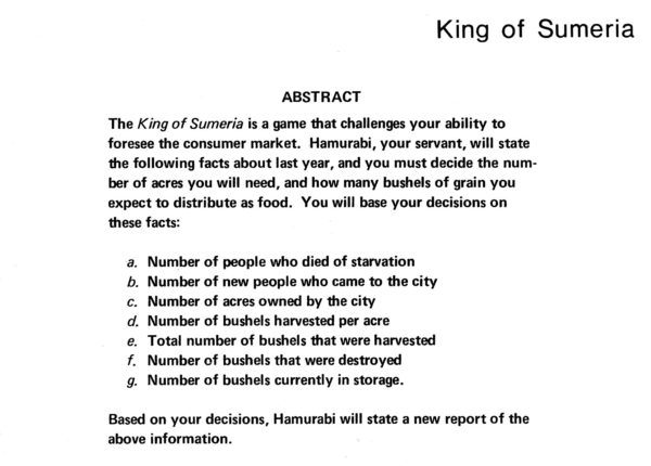 The Sumerian Game: The Most Important Video Game You've Never Heard Of ...